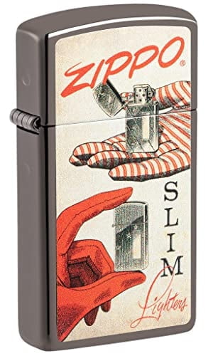 Zippo Lighter - Personalized Customize Message Engrave on Backside for ...