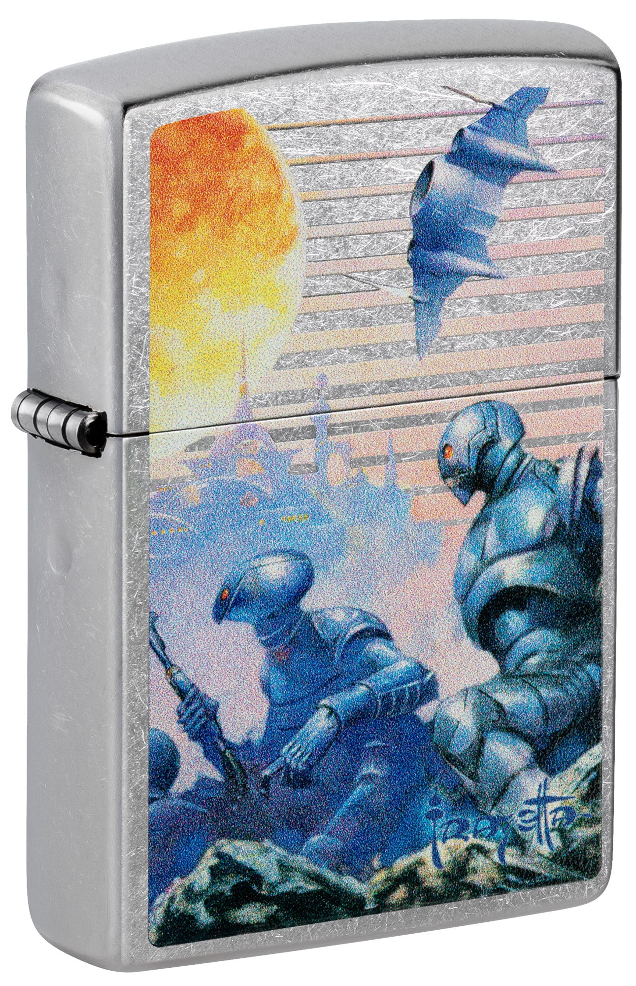 Zippo Lighter: Swords of Mars by Frank Frazetta - Street Chrome 81514 ...