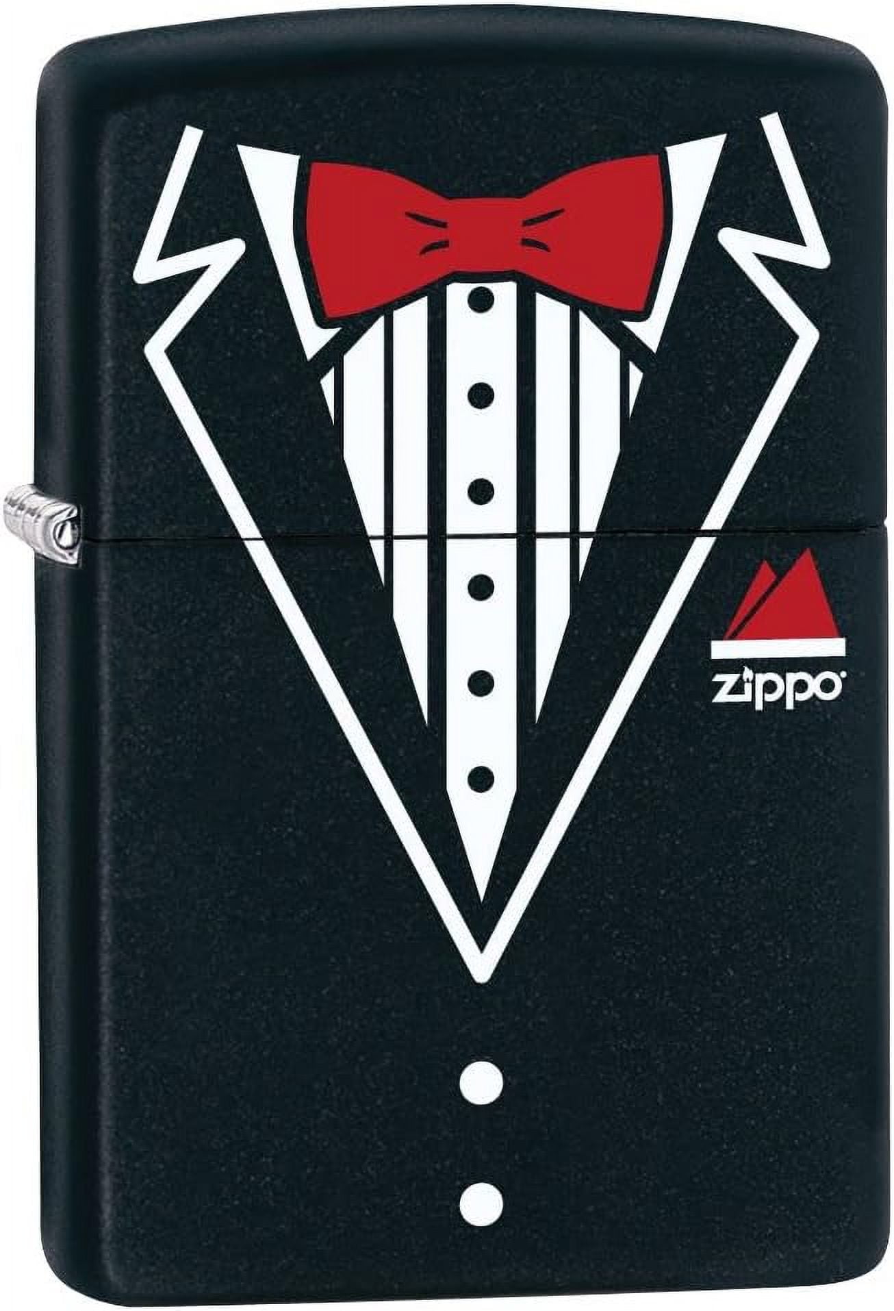Zippo Lighter- Tuxedo Suits Black Matte Windproof Lighter #Z5053 ...