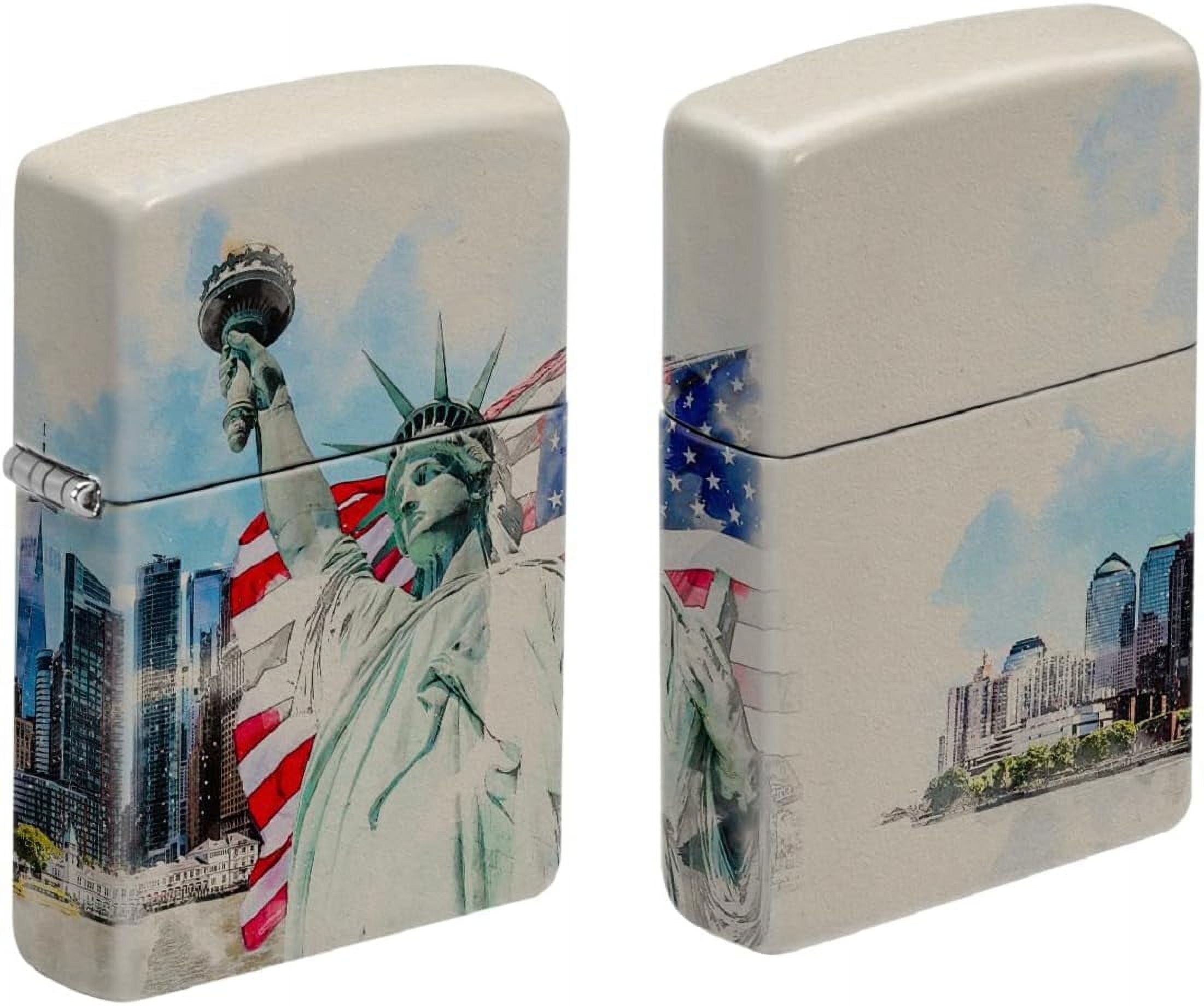 Zippo Lighter-USA City and States Lighter NY Statue of Liberty 540 ...