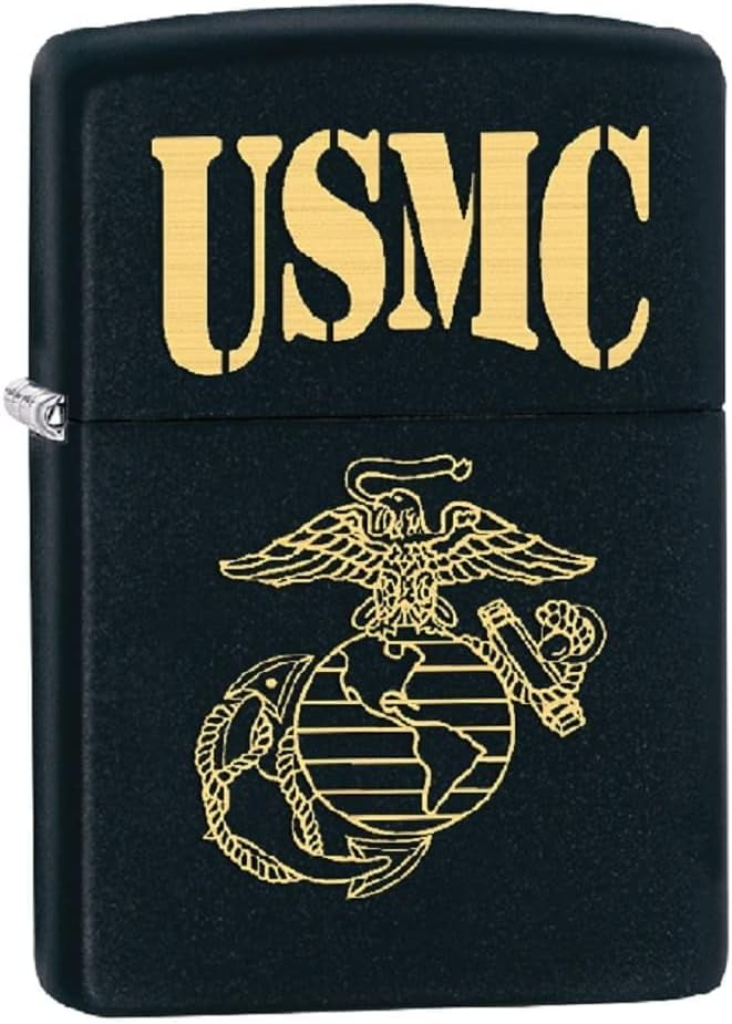 Zippo Lighter - USMC U.S. Marine Corps. Windproof Lighter (USMC #Z109 ...