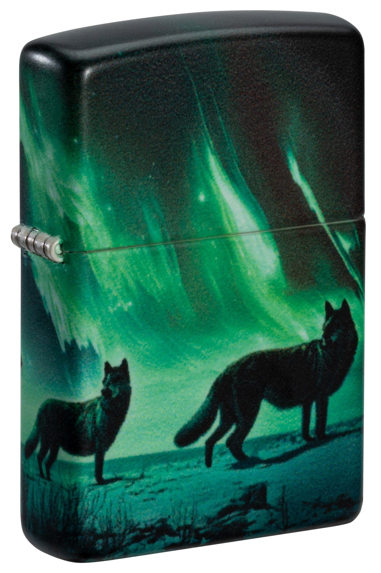 Zippo Lighter: Wolves with Northern Lights, Glow-in-the-Dark - 540 ...