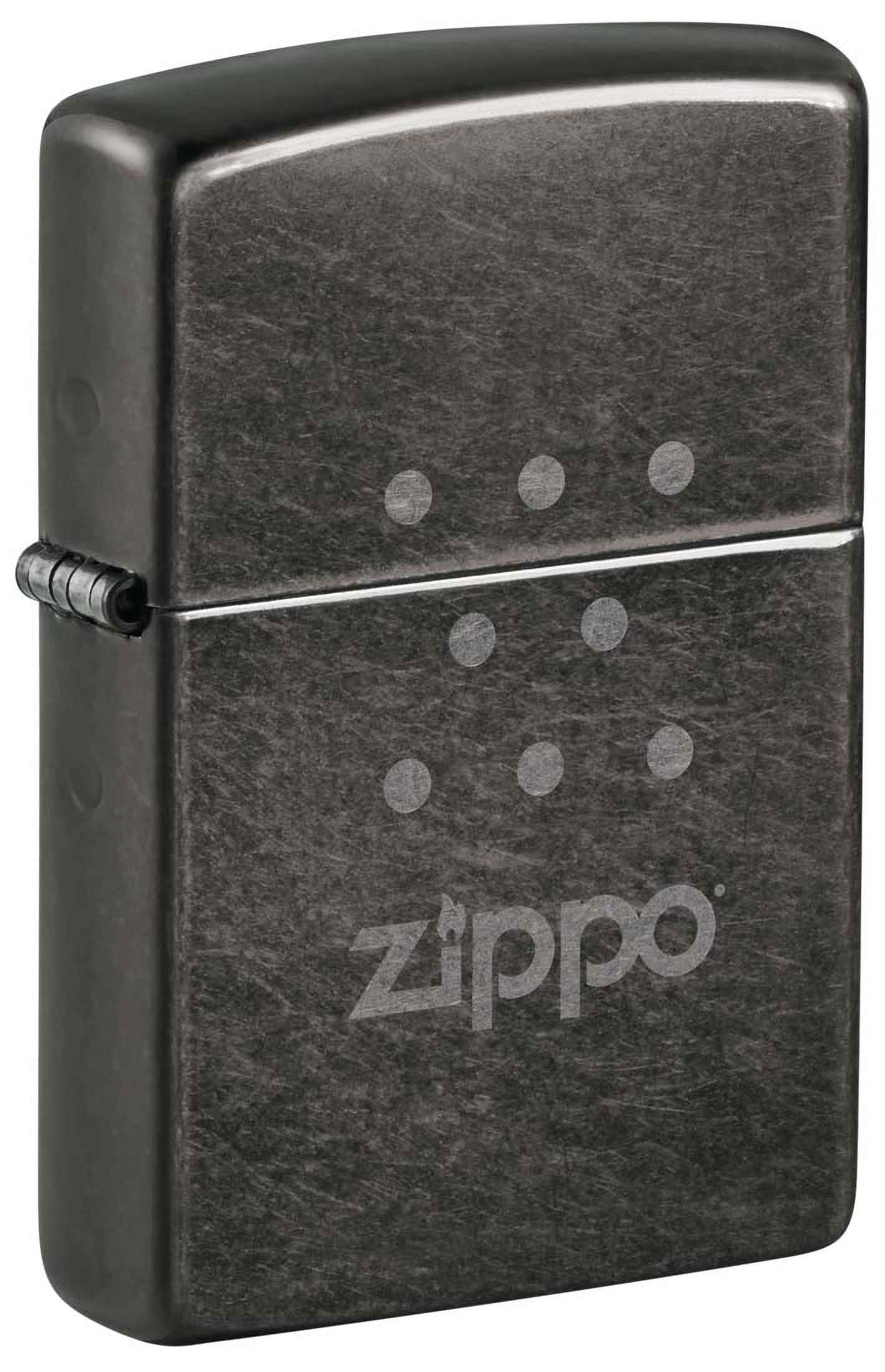 Zippo Lighter: Zippo Chimney Pattern ,Engraved - Gray Dusk 81316 ...