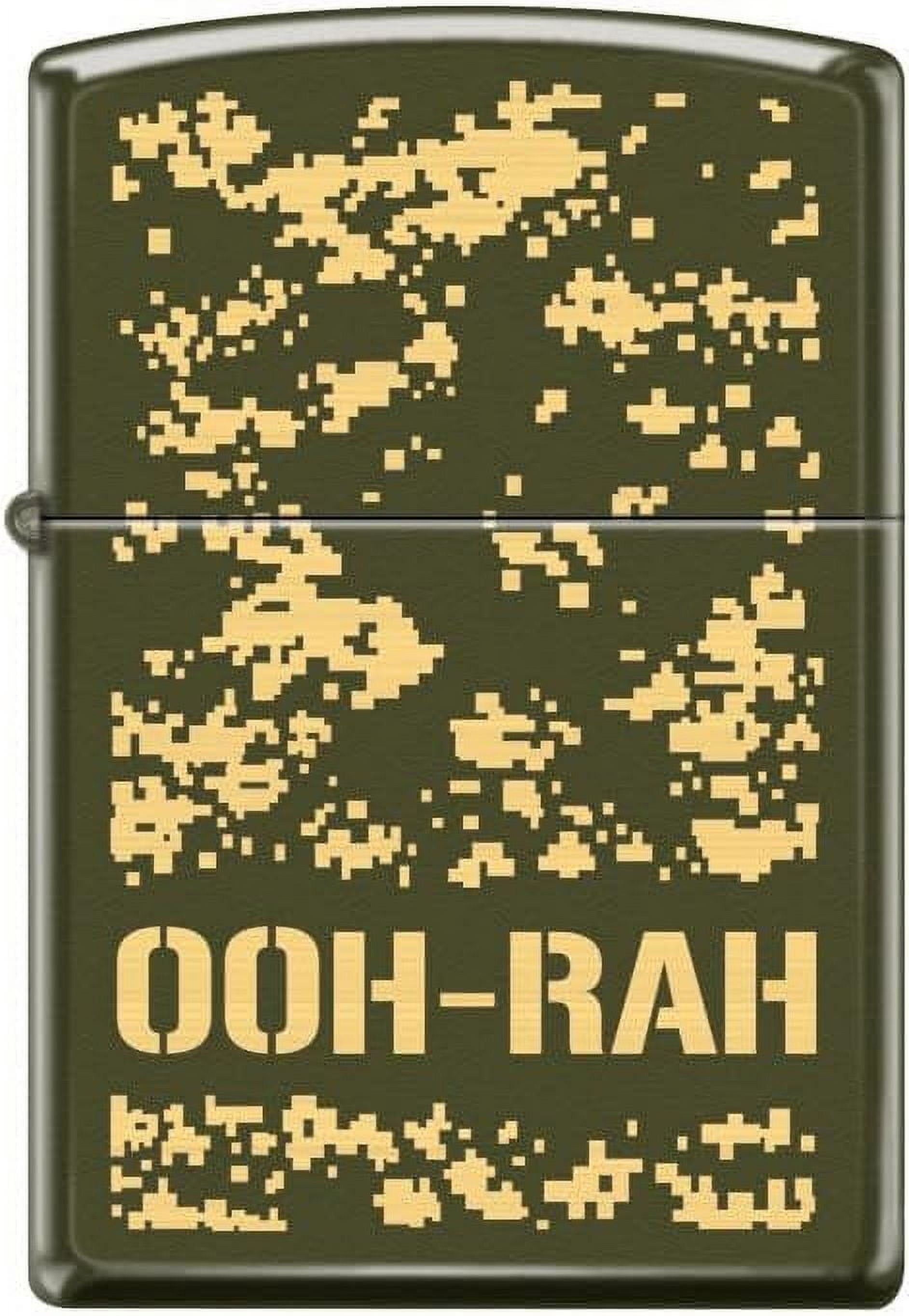 Zippo Lighter -for USMC Ooh-Rah! Battle Cry Military Digital Camouflage #Z5353 - Walmart.com