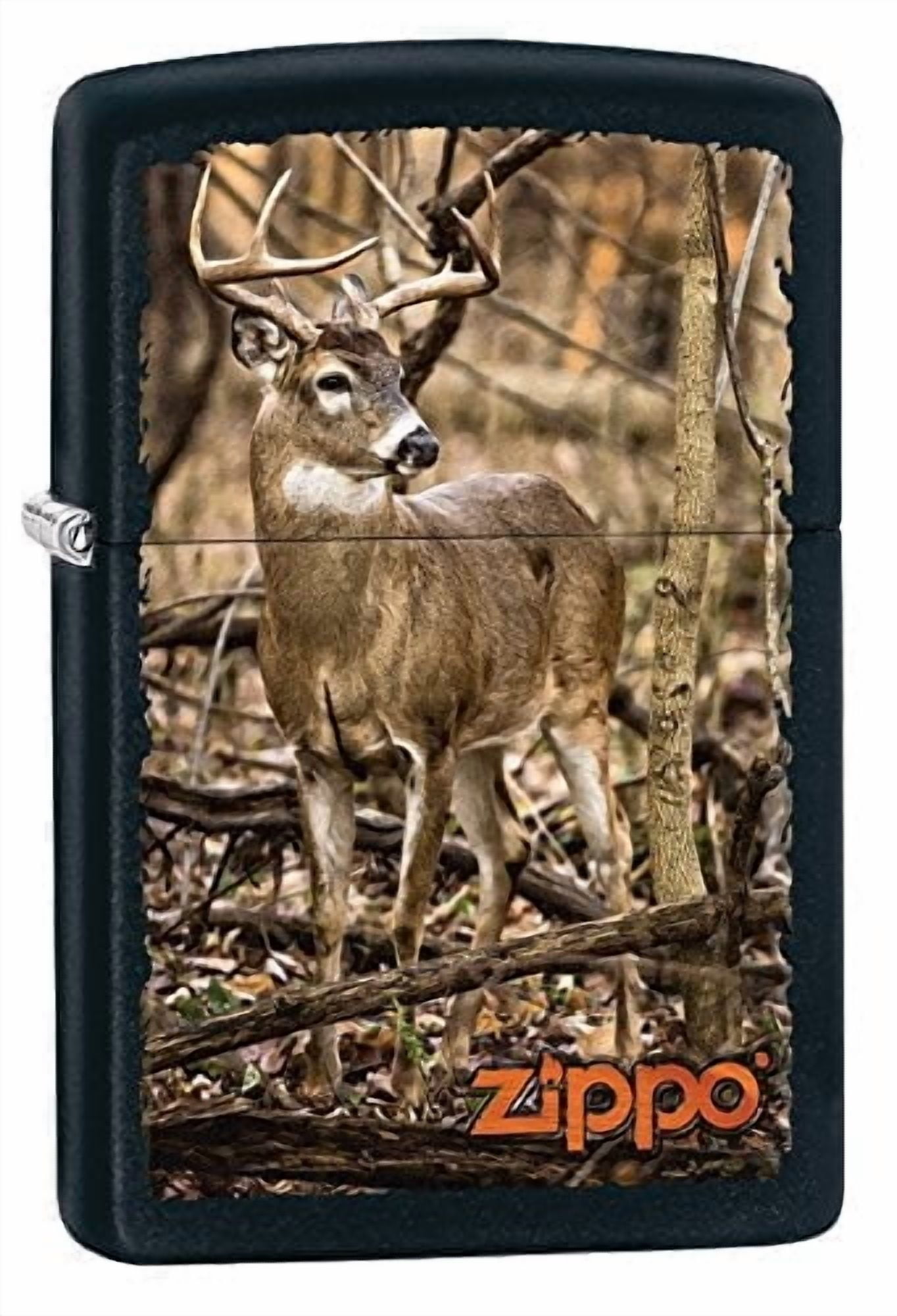 Zippo Personalized Message Engraved on Backside Buck Deer Outdoor ...