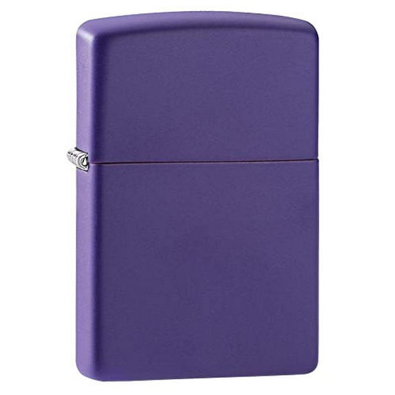 Zippo, Pocket Lighter, 237, Purple Matte Windproof Refillable - Walmart.com