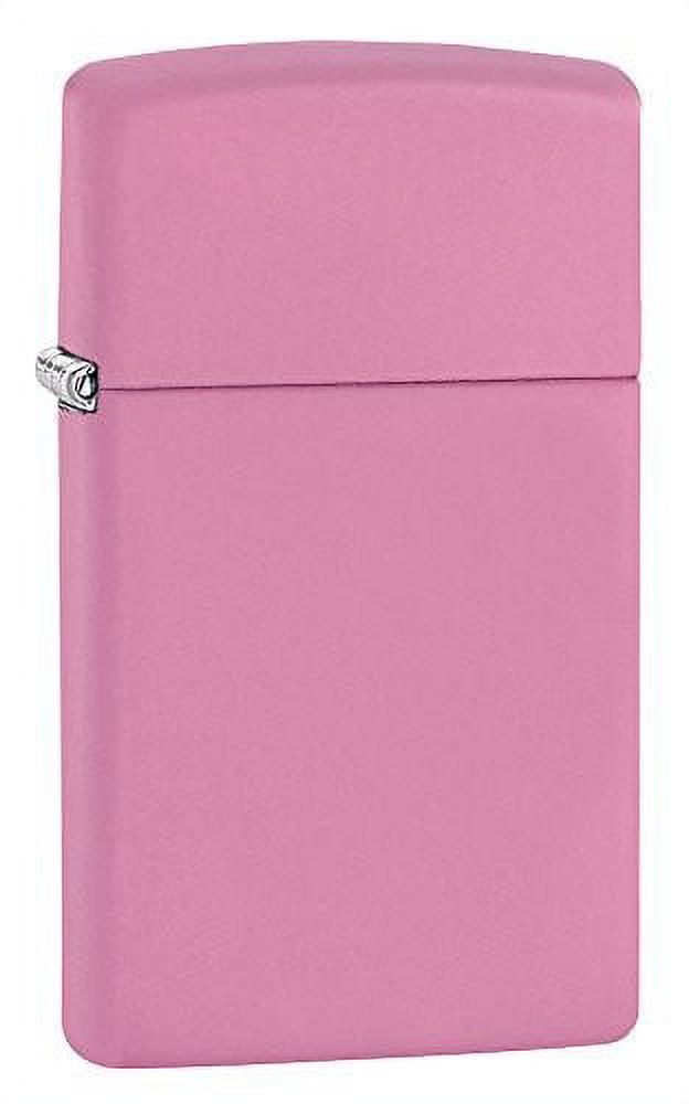 Zippo Slim Pink Matte Pocket Lighter - Walmart.com