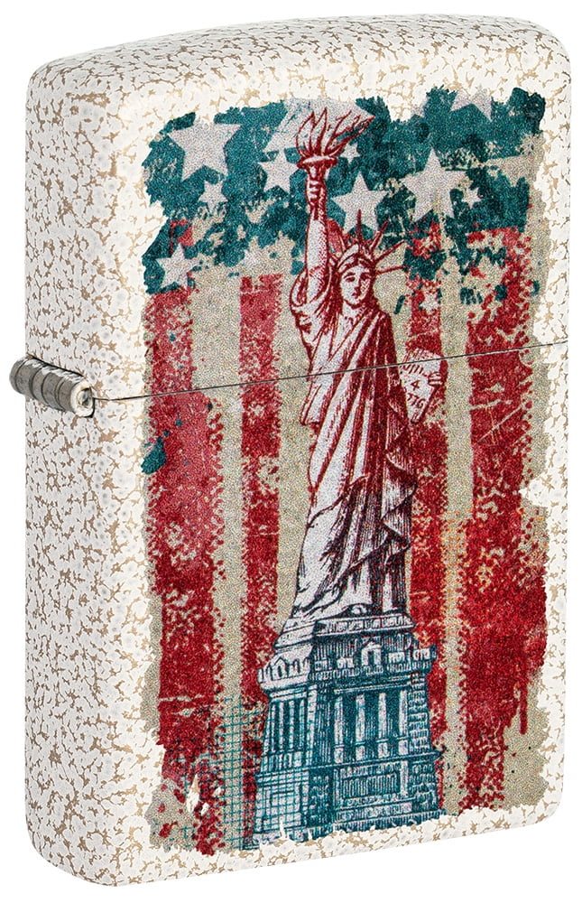 Zippo Statue of Liberty Design Mercury Glass Pocket Lighter - Walmart.com