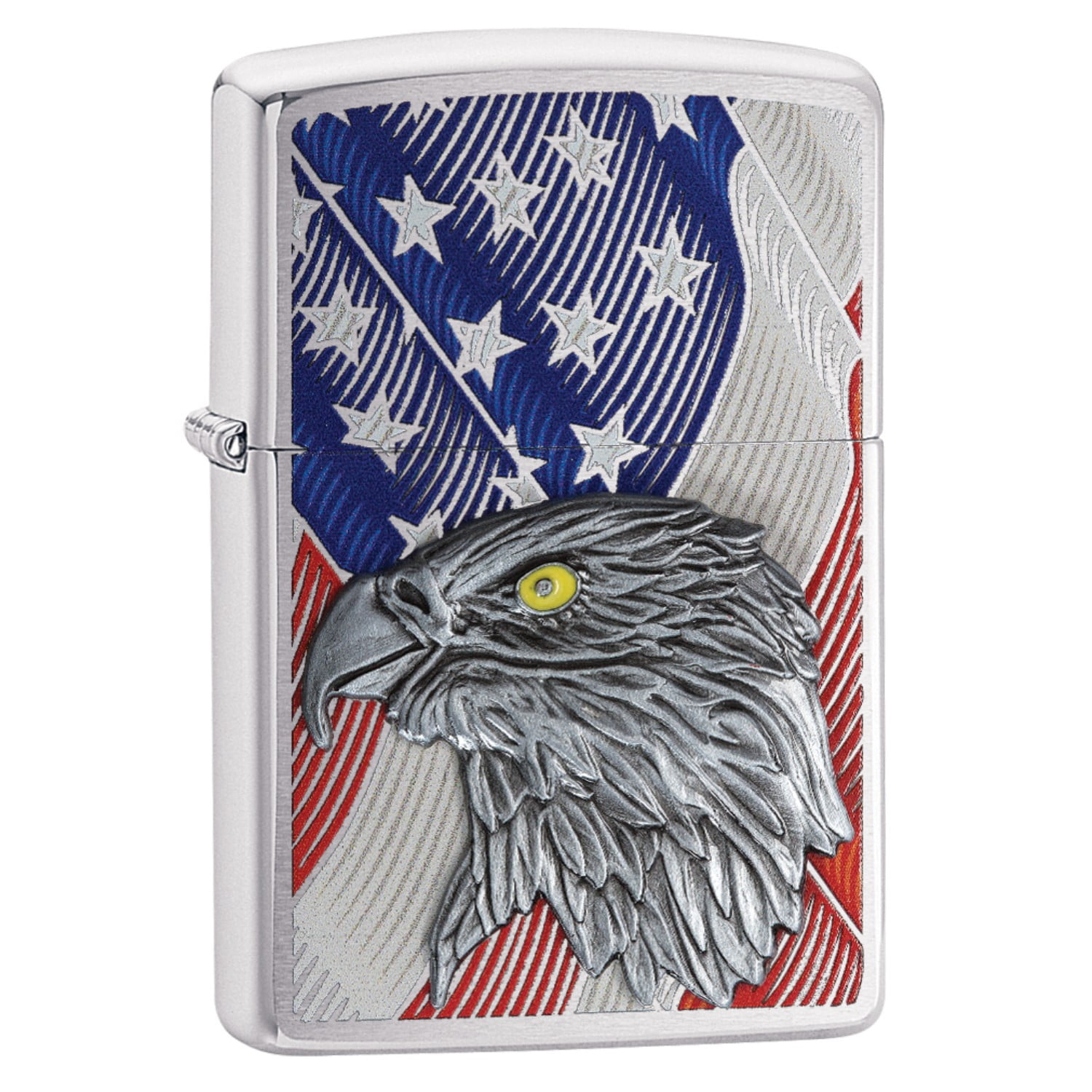 Zippo USA Flag with Eagle Emblem lighter - Walmart.com