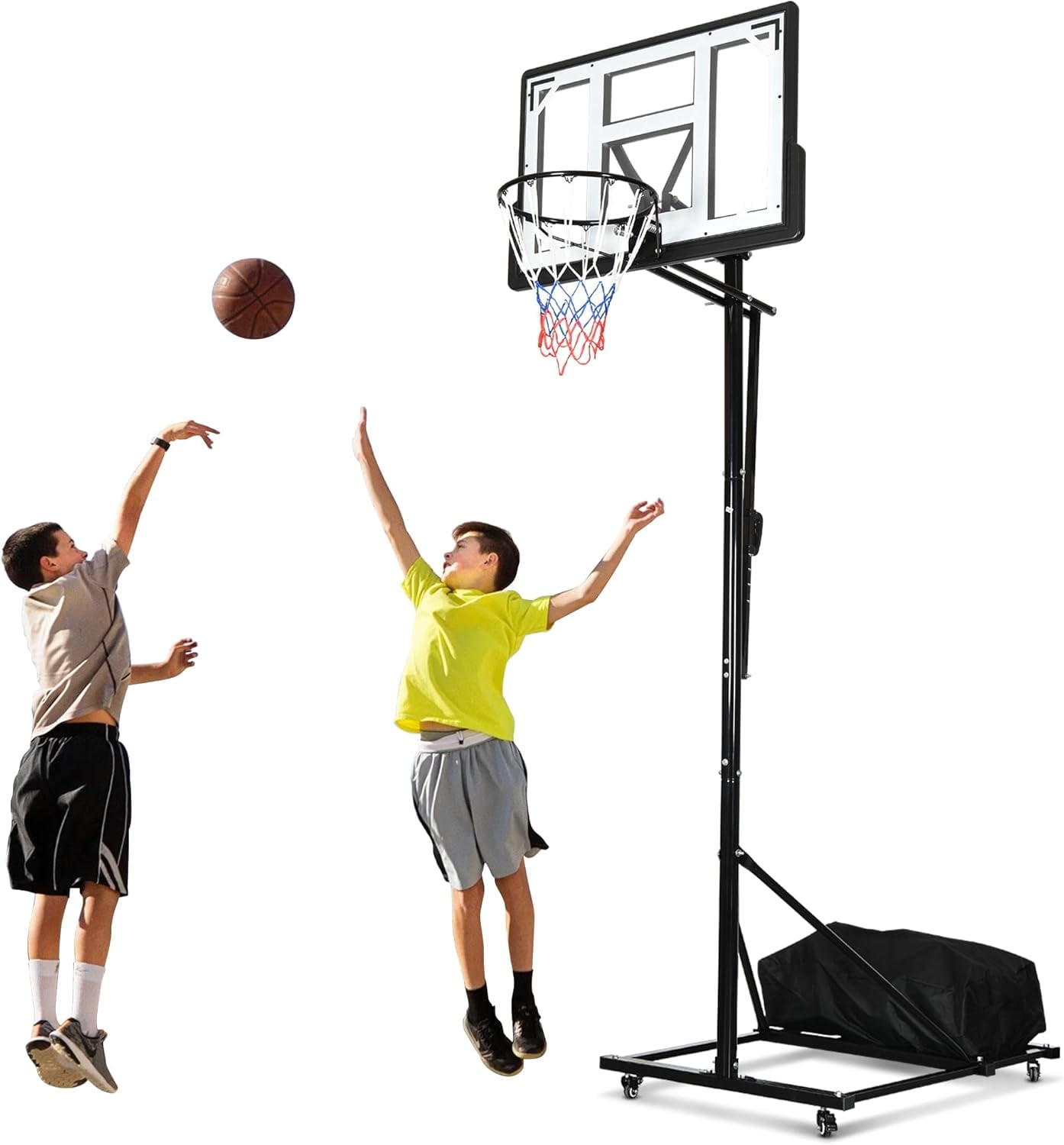 ZippyCart Basketball Hoop Outdoor, Portable Basketball Hoops & Goals ...
