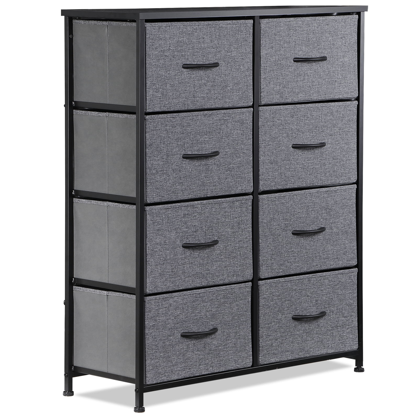 ZippyCart Fabric Dresser for Bedroom, Tall Dresser with 8 Drawers ...