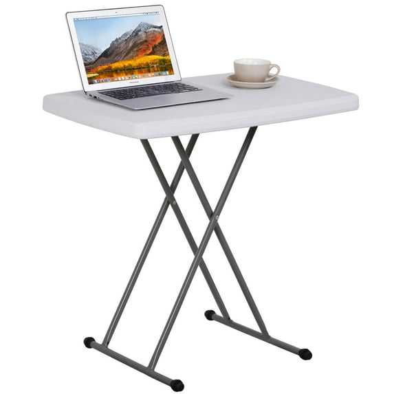 ZippyCart TV Tray Folding Table Height Adjustable, Portable Indoor/Outdoor Picnic Partiestable ...