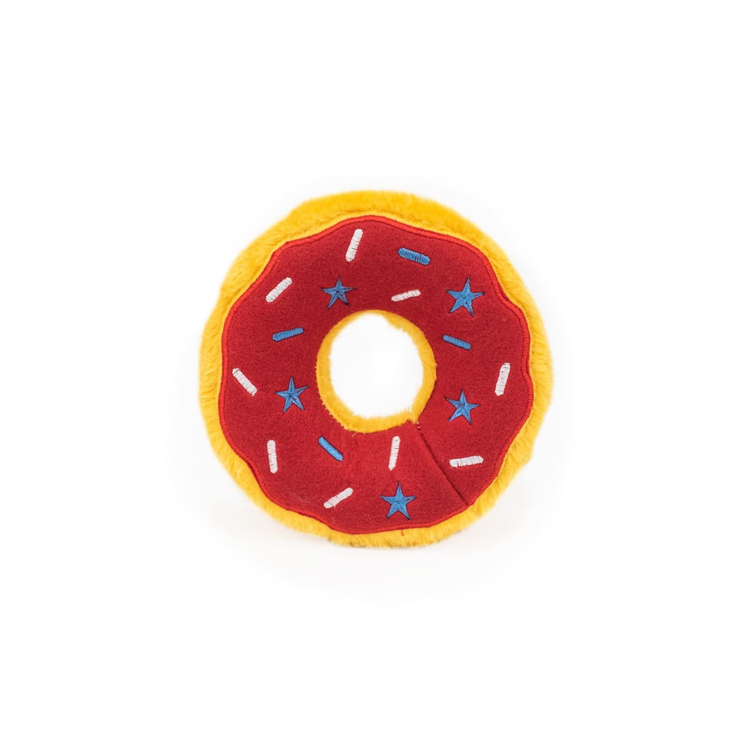 ZippyPaws - Original Donutz - No Stuffing, Squeaky Plush Dog Toy ...