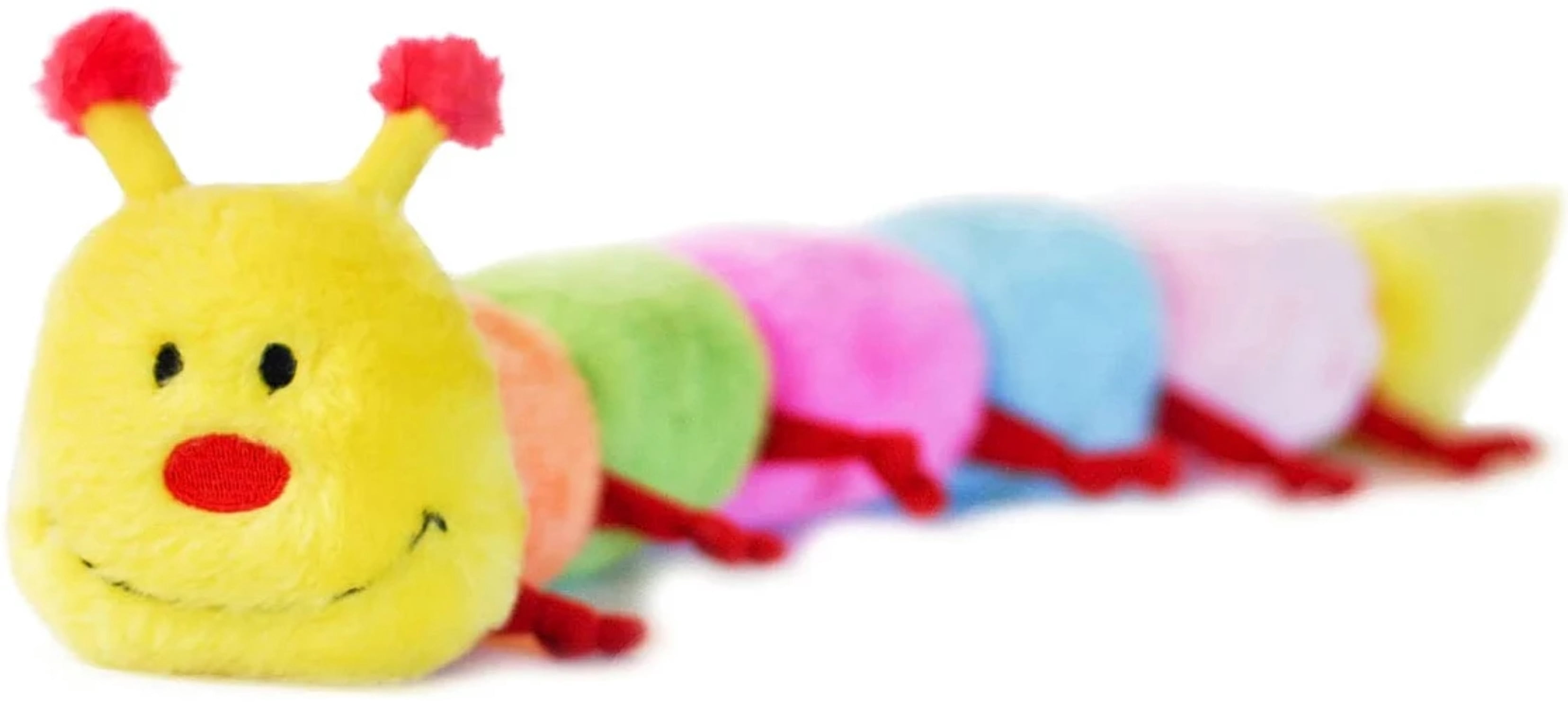 Zippypaws Rainbow Caterpillar Plush Toy With 7 Squeakers - Walmart.com