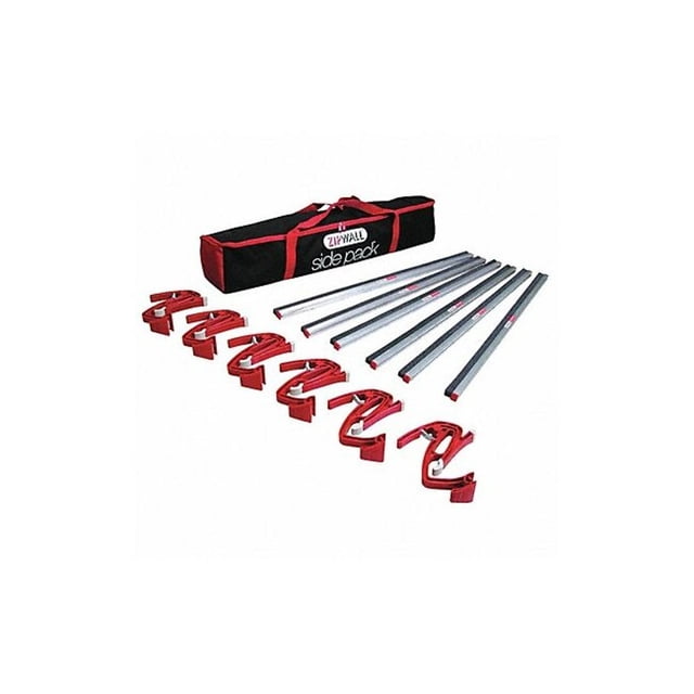 Zipwall ZipWall Side Pack Kit,With 3 Rail Bar SDPK - Walmart Business ...