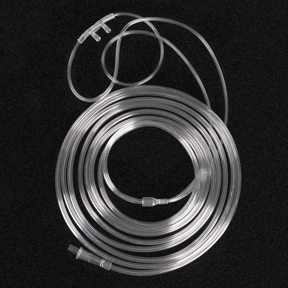 Ziqing 16.4ft Premium Oxygen Tubing Kit - 2 Pack Soft Nasal Cannula ...
