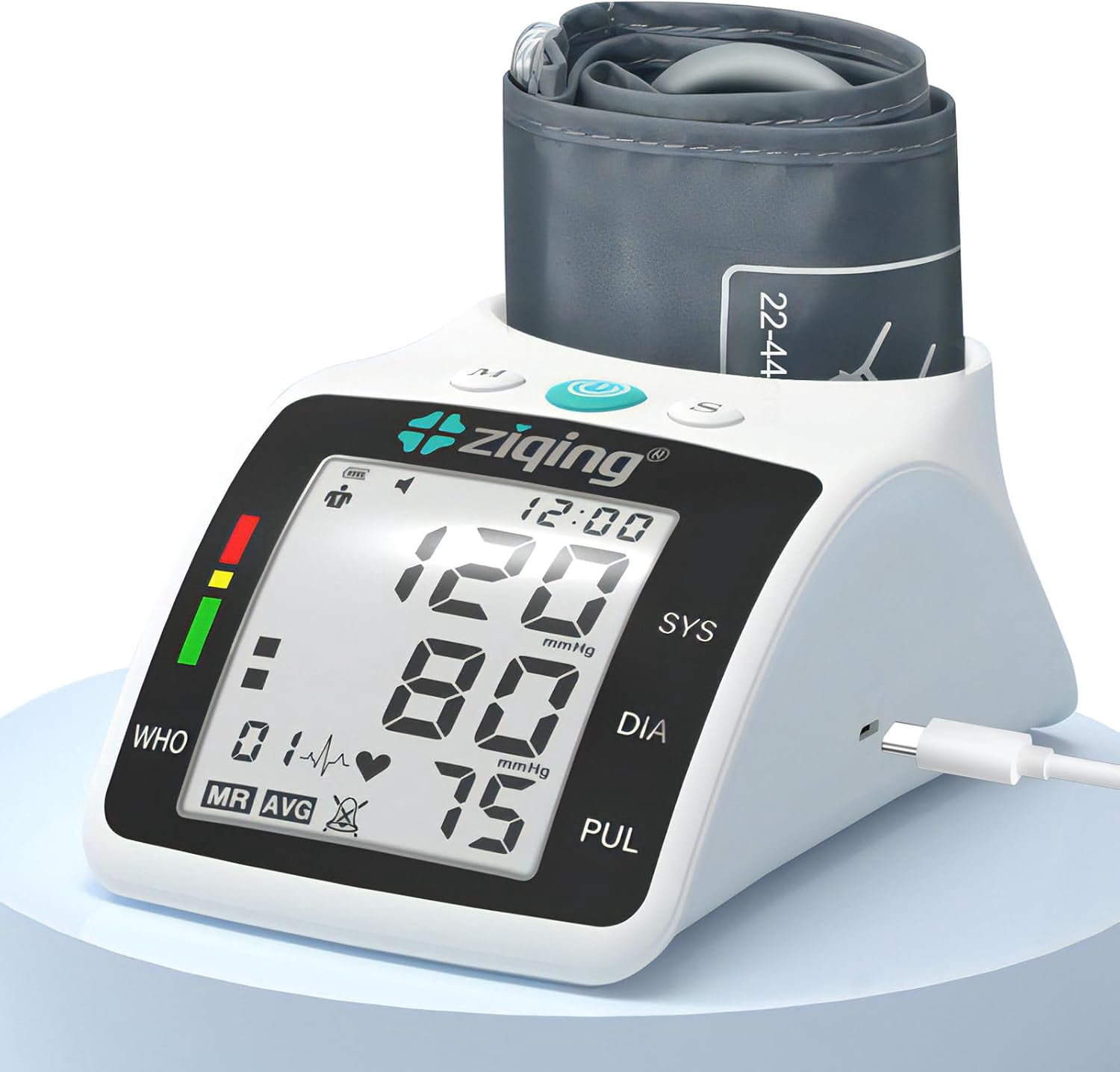 Ziqing Automatic Upper Arm Blood Pressure Monitor - Clinically ...