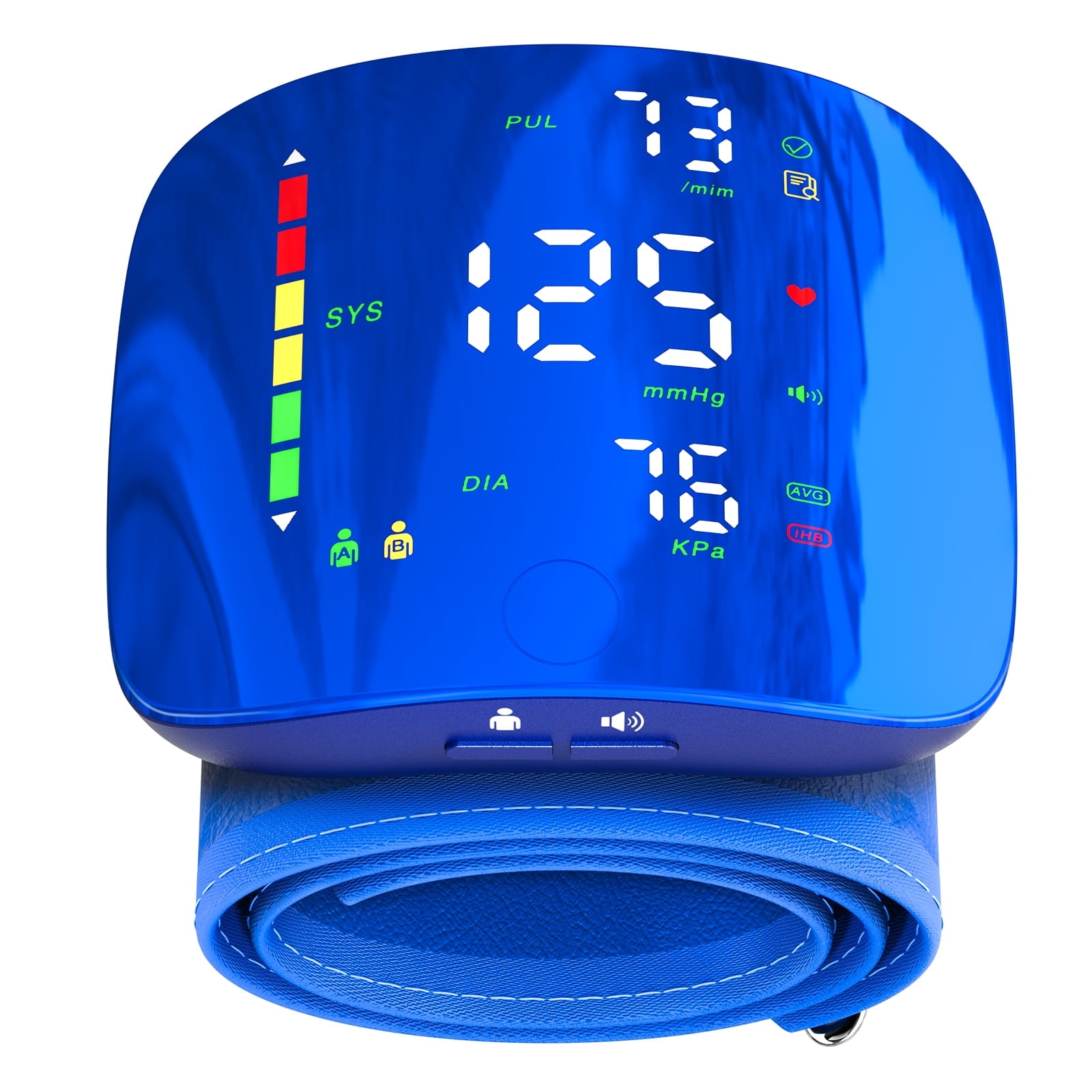 Ziqing Rechargeable Wrist Blood Pressure Monitor for Home Use, with ...