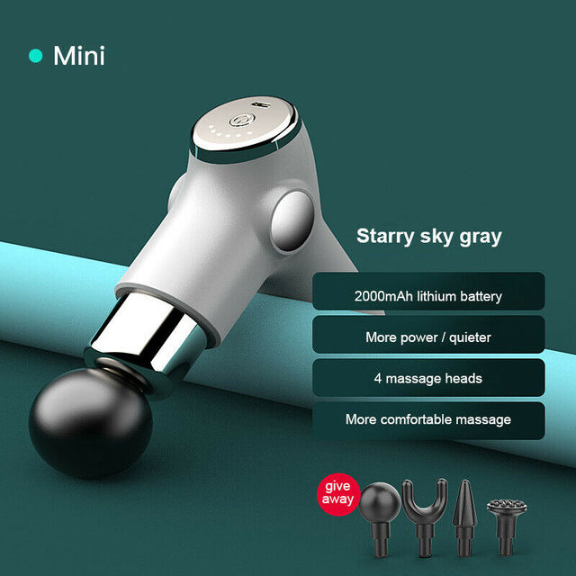 Ziqing fascia vibration massage gun machine muscle relaxation neck back compression massageador ...