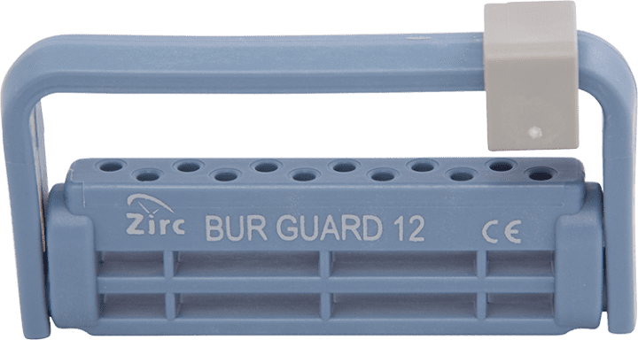 Zirc Dental 50Z406B Steri-Bur Guard Dental Bur Holder 12-Hole Blue ...