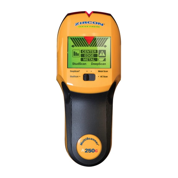 Zircon MultiScanner A250c All-in-One Stud Finder, Metal Detector, and ...
