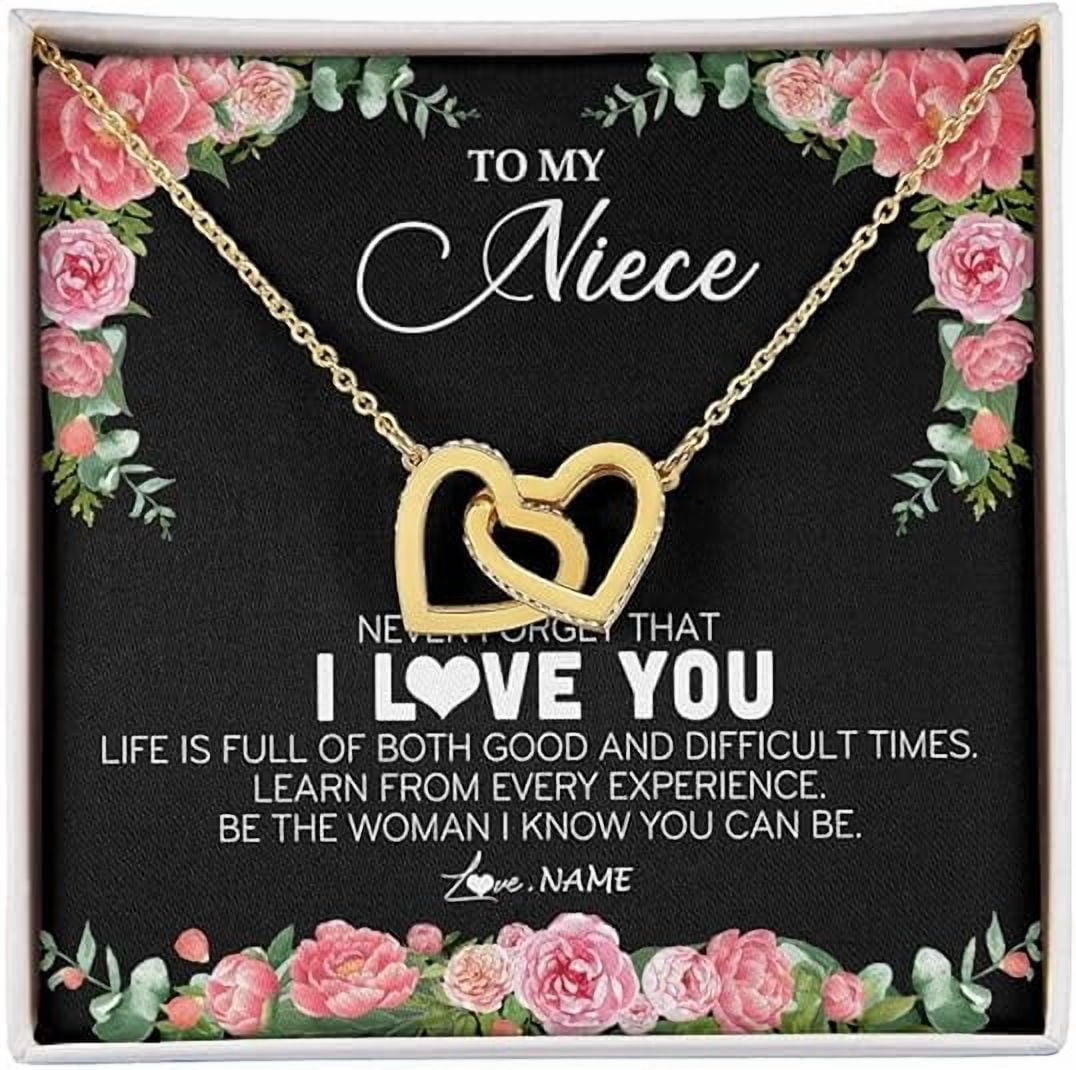Zircon Necklace Gift for Niece, Necklace To My Niece on Her Birthday ...