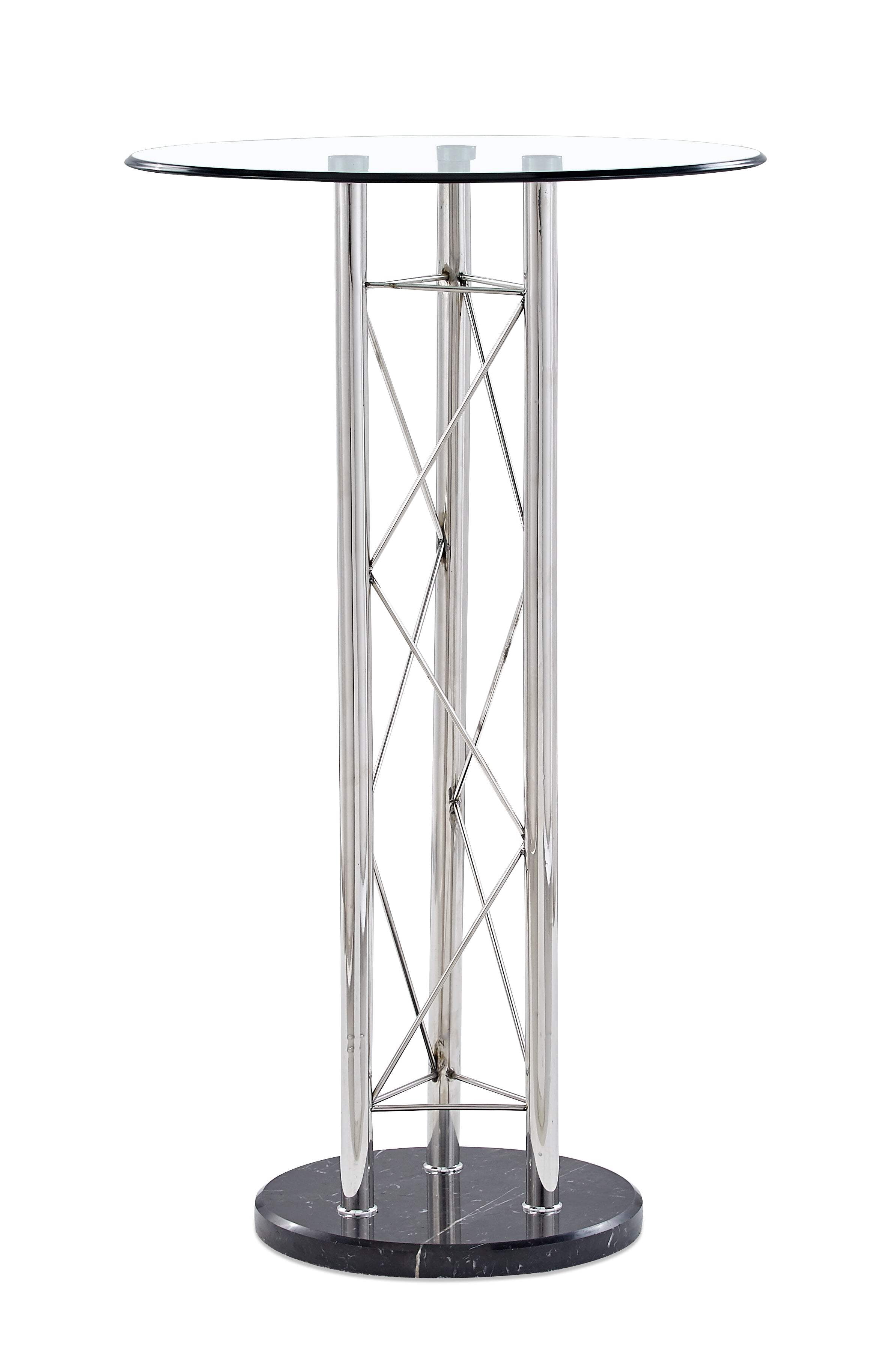 Zire Bar Table Black Glass - Walmart.com