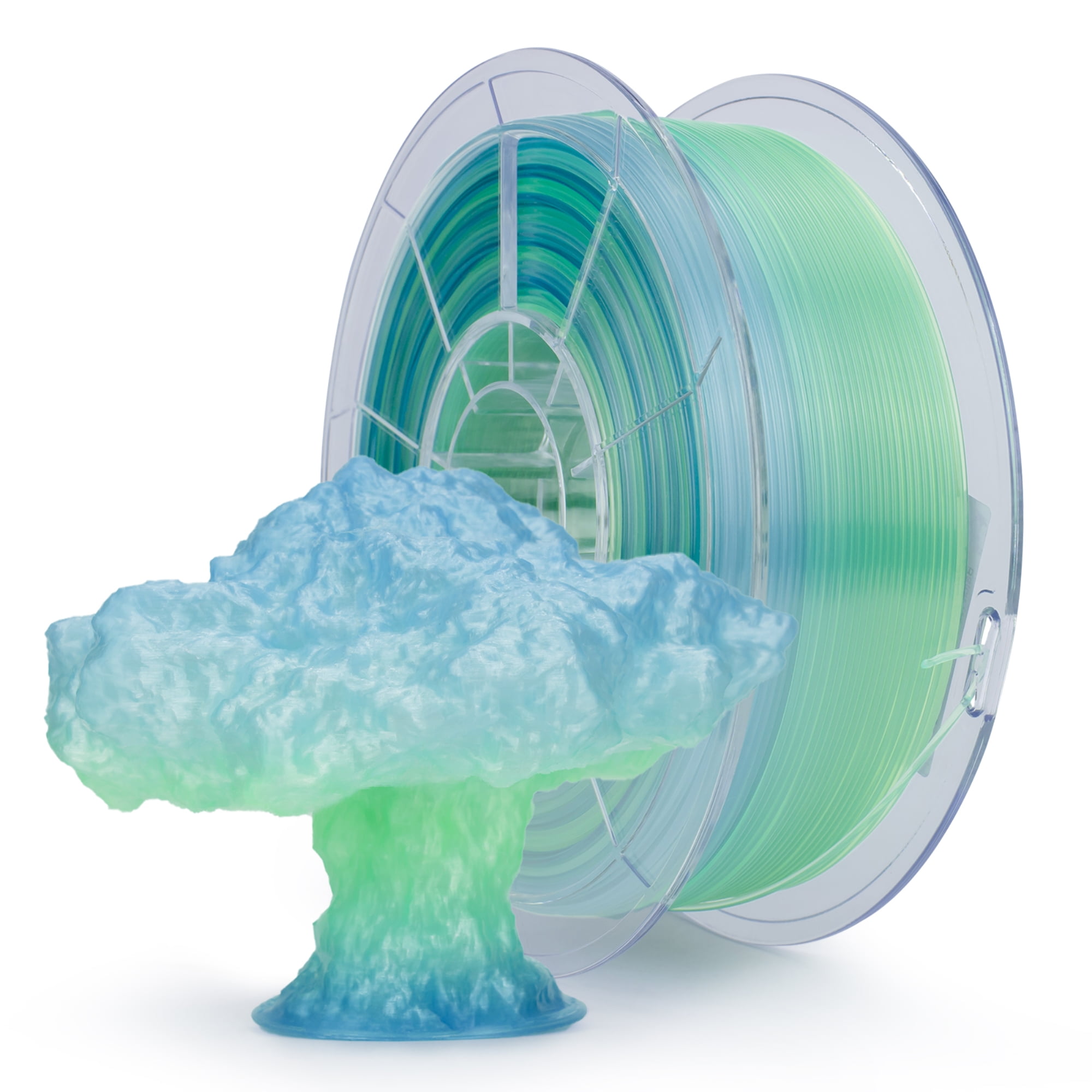 Ziro 3D Gradient Transparent PLA 1.75mm 1kg, Summer - Walmart.com