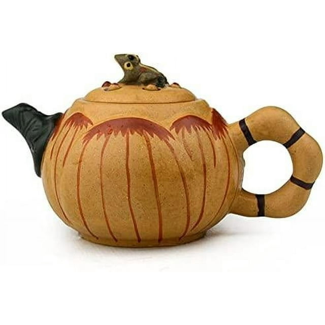 Zisha Teapot 160ml Chinese Yixing Clay Frog Lotus Pot Gongfu Tea Set ...