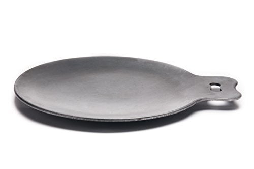 Zishta Traditional Handcrafted 12 Inch Pure Iron Tawa Pan Pre Seasoned ...