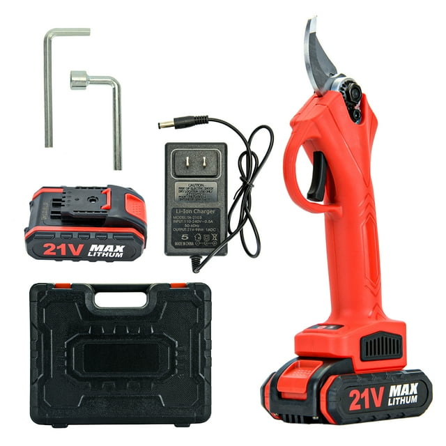 Ziss Electric Pruning Shears, 30mm Professional Heavy Duty Handheld ...