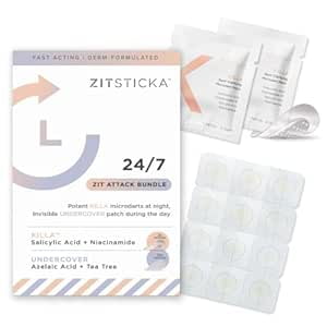 ZitSticka 24/7 Attack Bundle Acne Patches for Face - World's Most ...