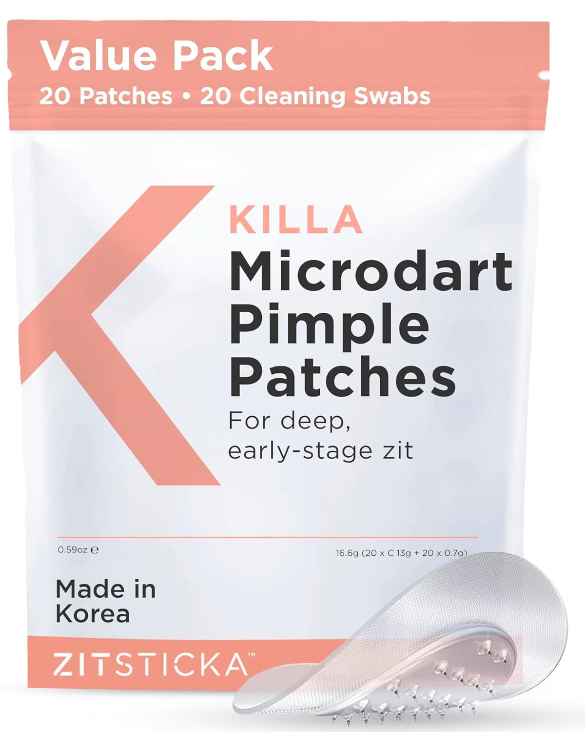 ZitSticka Killa Acne Patches for Face - World's Most Potent Pimple ...
