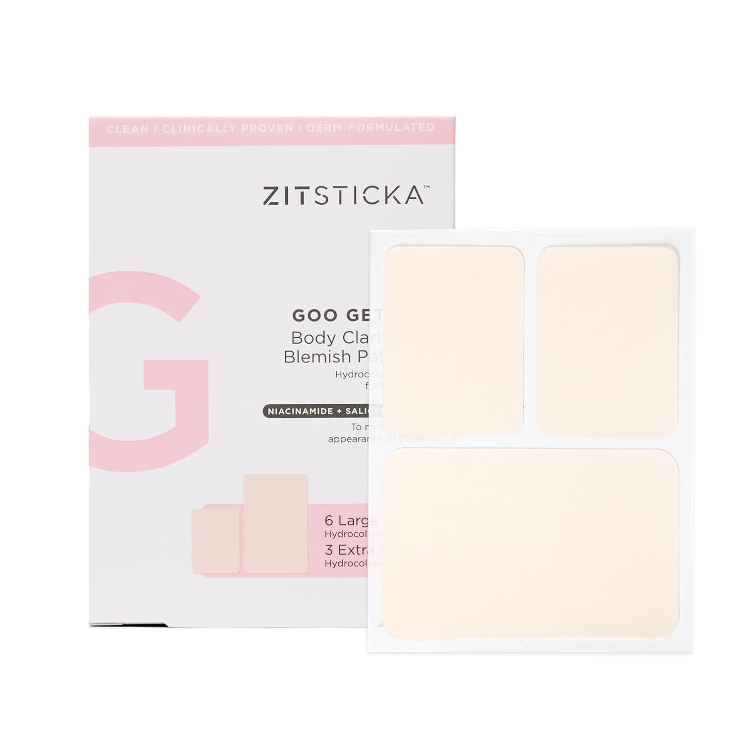 ZitSticka Pimple Patches for Face and Body, Hydrocolloid Patches to ...