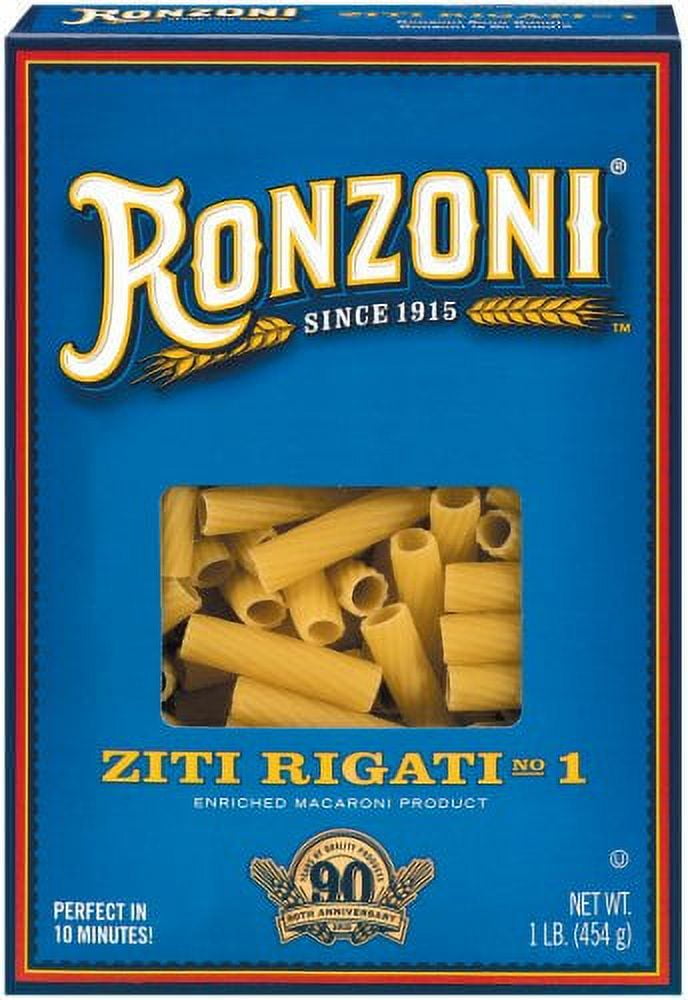 Ziti Rigati Pasta 16 oz - Walmart.com