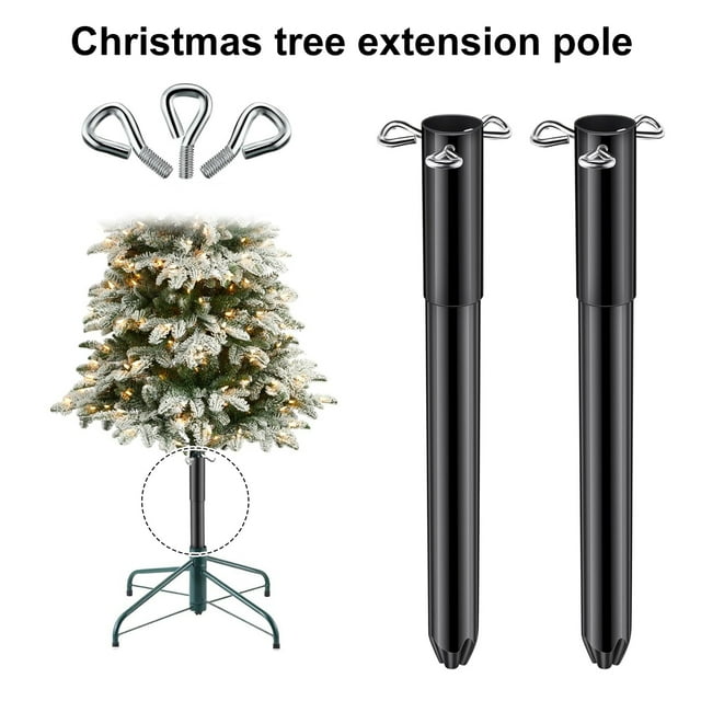 Ziurtnc 14.8" Christmas Tree Height Extender Metal Tree Base Extension ...