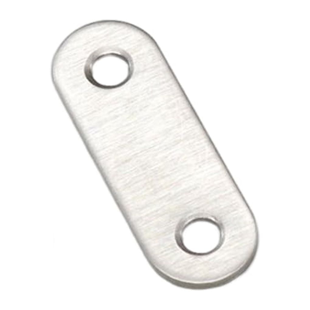 Ziuscore 10 Pieces Stainless Steel Corner Brackets Straight Flat Plate ...