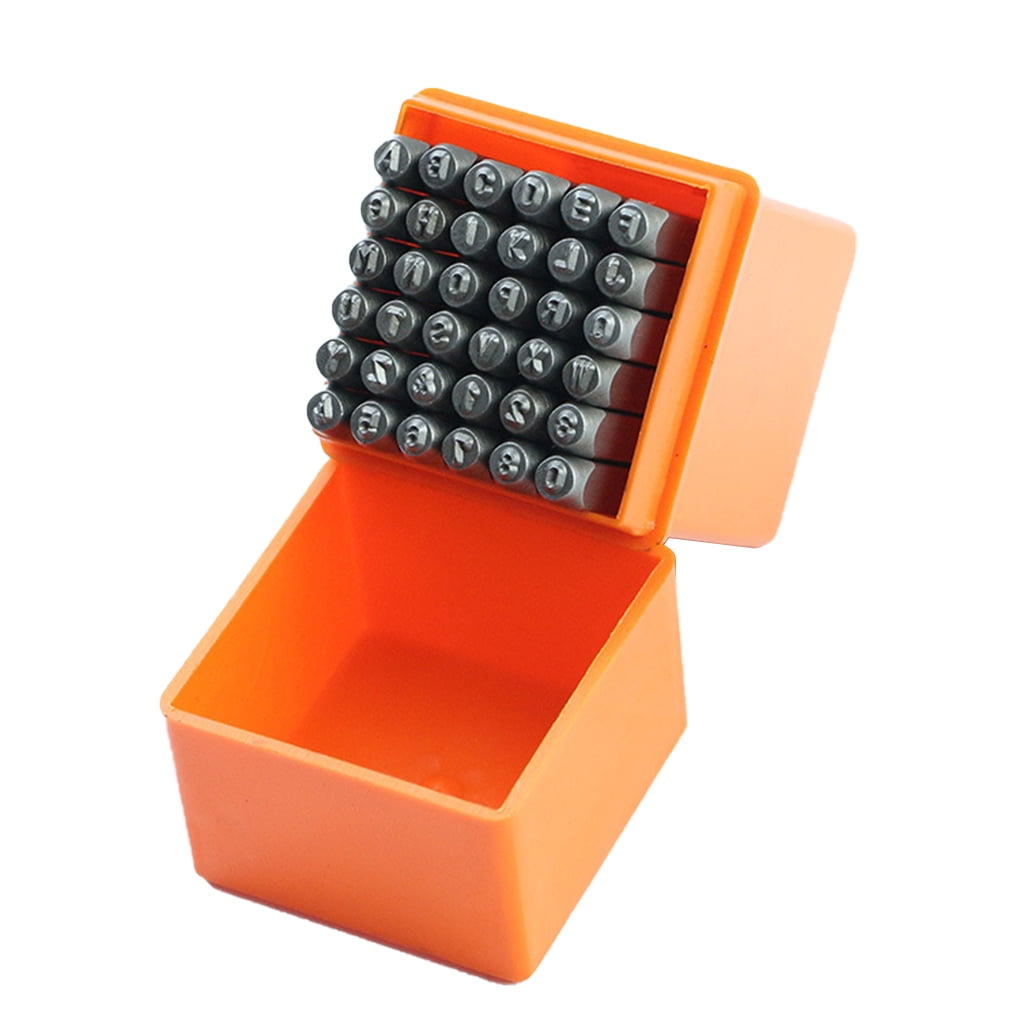 Ziuscore 36Pcs Stamping Tools 3mm Metal Number Stamps Lightweight ...