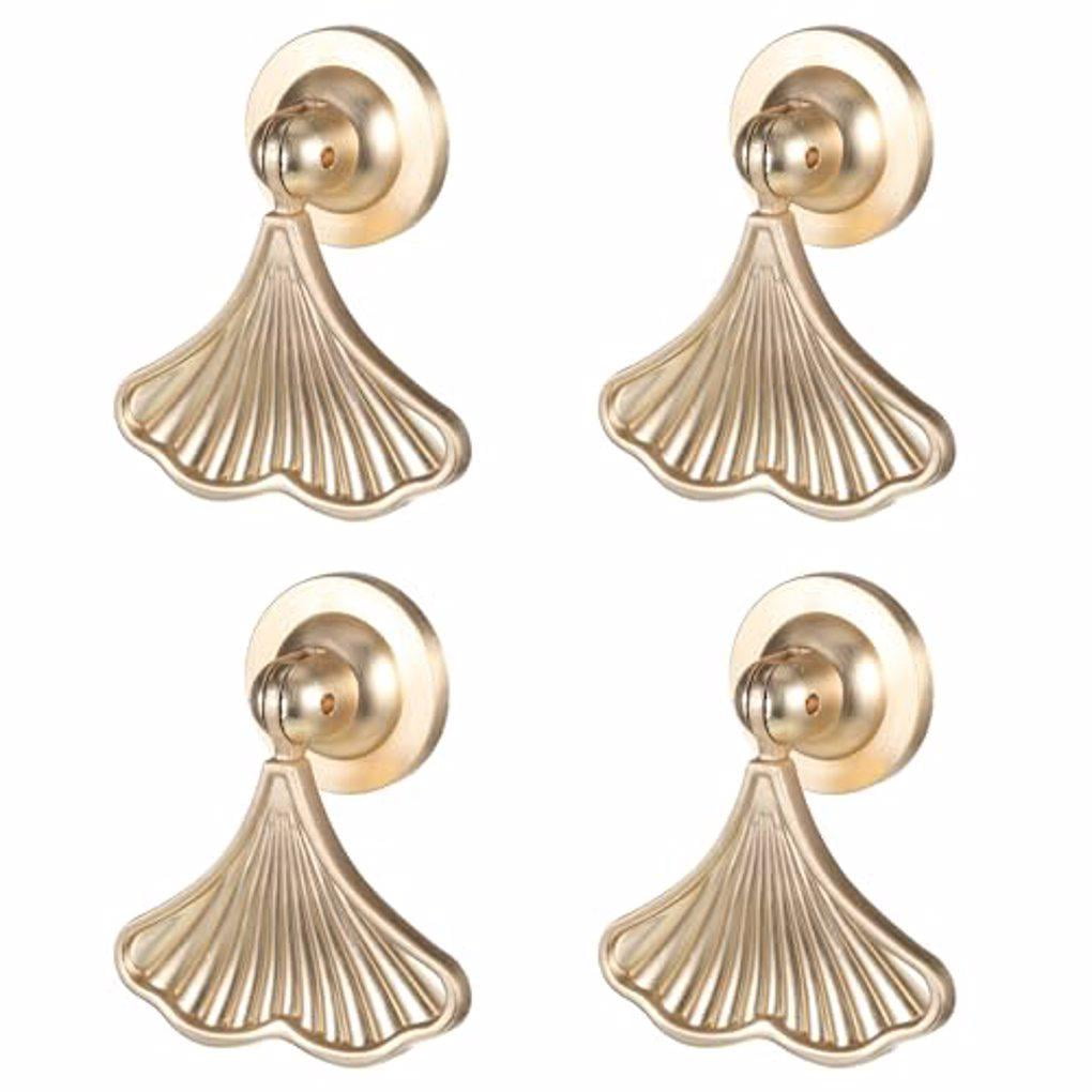 Ziuscore 4piece Ginkgo Leaf Shape Knob Handles For Furniture Sturdy And ...