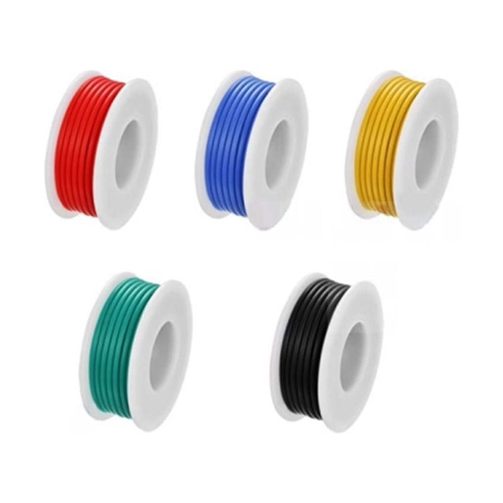 Ziuscore 50M 30AWG DIY Electrical Wire Mix Package Multipurpose Anti ...