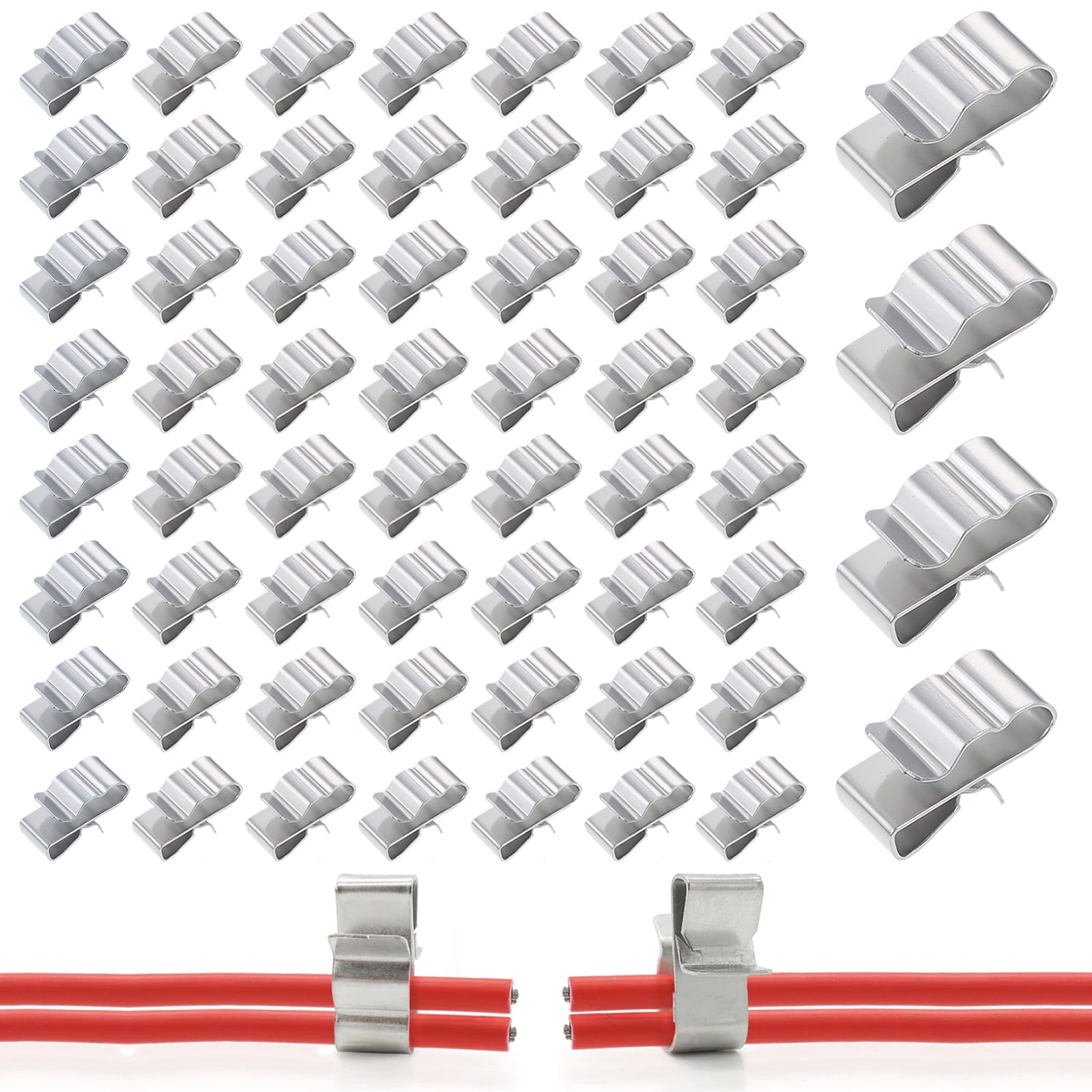 Ziuscore 60piece Cable Clips Durable And Easy Installation For Wire ...