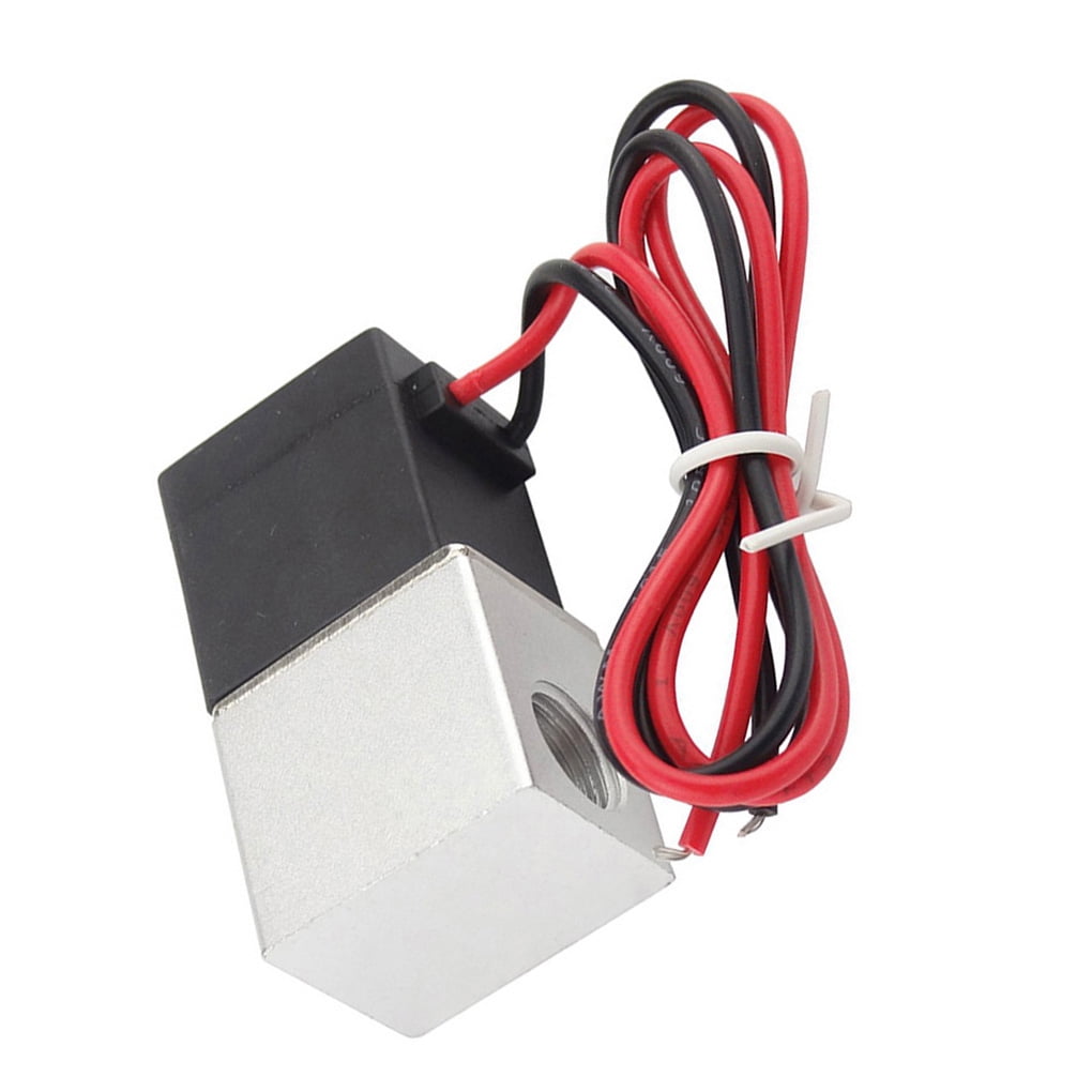 Ziuscore DC 12V Electric Solenoid Valve 1/4 2 Way Normally Closed ...