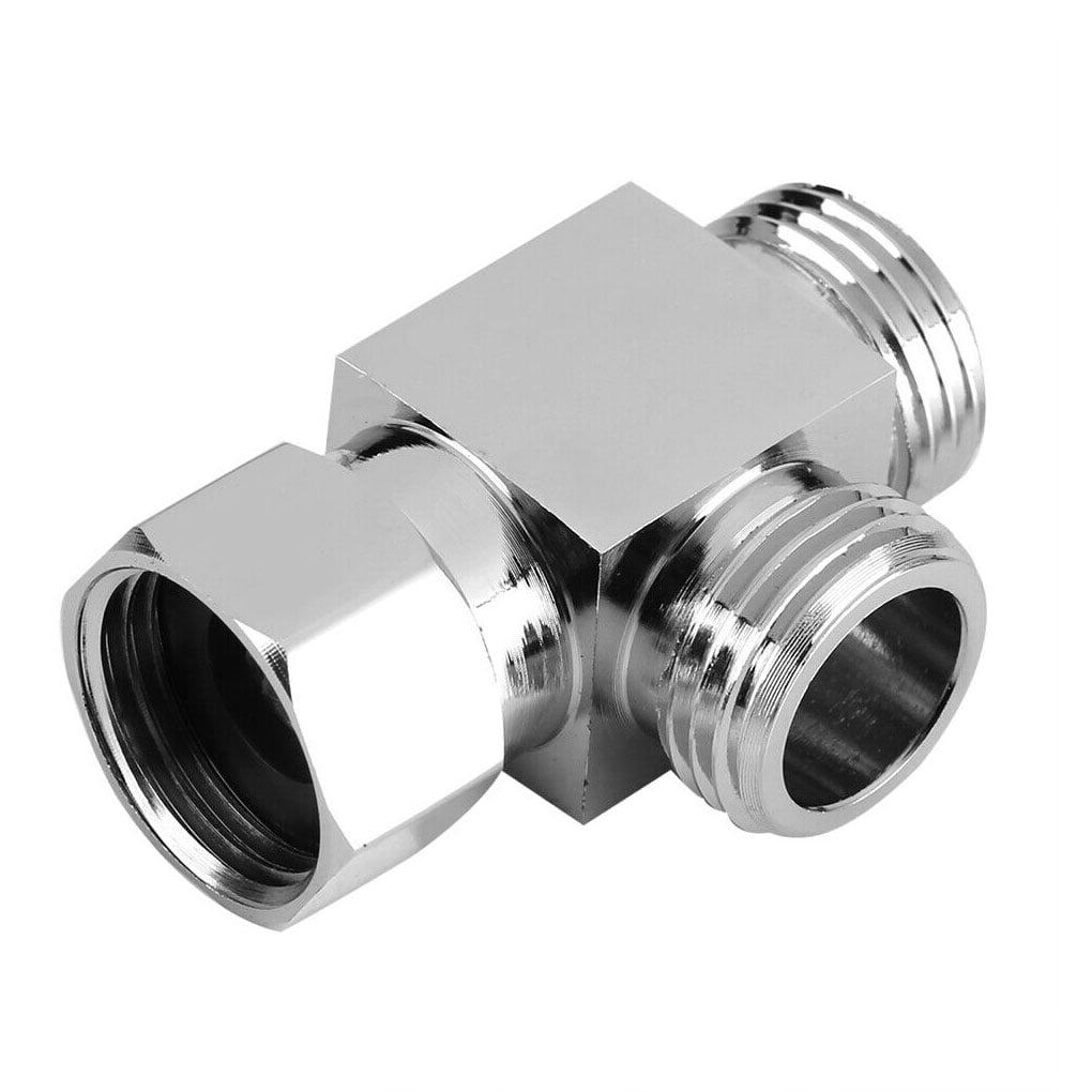 Ziuscore Diverter Valve 3-way Connector Sink Splitter Brass Smooth Fine ...