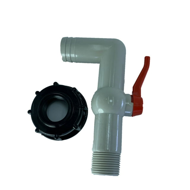 Ziuscore IBC Container Plastic Spout Drain Faucet Replacement on/off ...