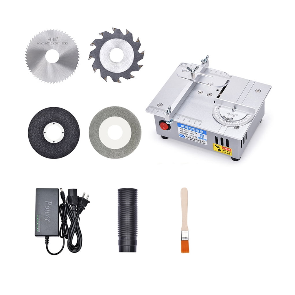 Ziuscore Mini Angle/Lift Table Saw 7 Gear 96W Electric Desktop Small ...