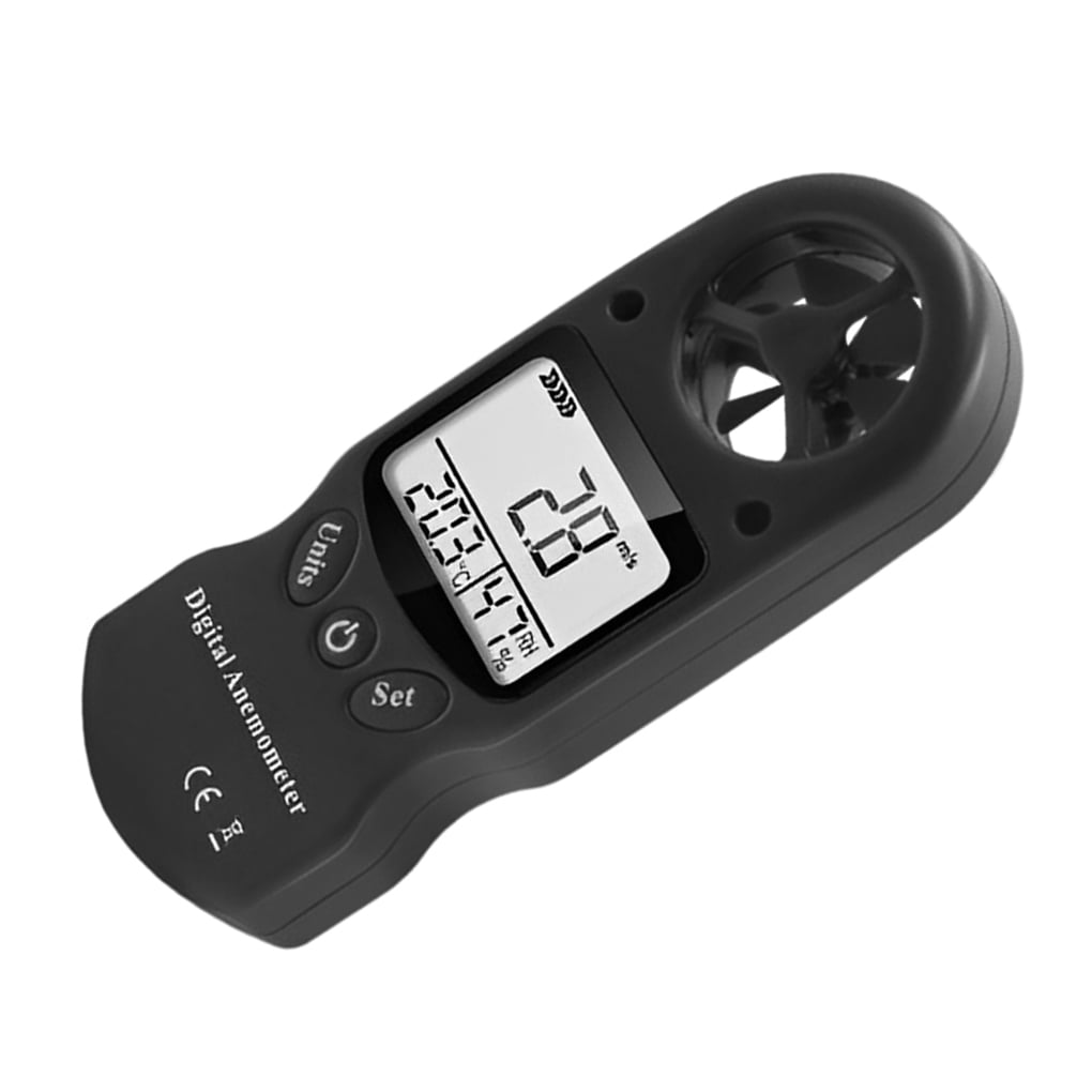 Ziuscore Mini Multi-purpose Portable Anemometer LCD Digital Handheld ...