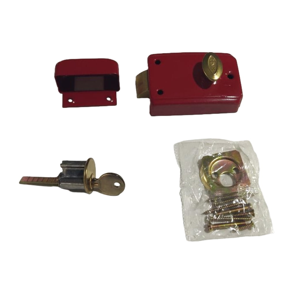 Ziuscore Night Latch Deadbolt Rim Lock Household Locks Front House ...