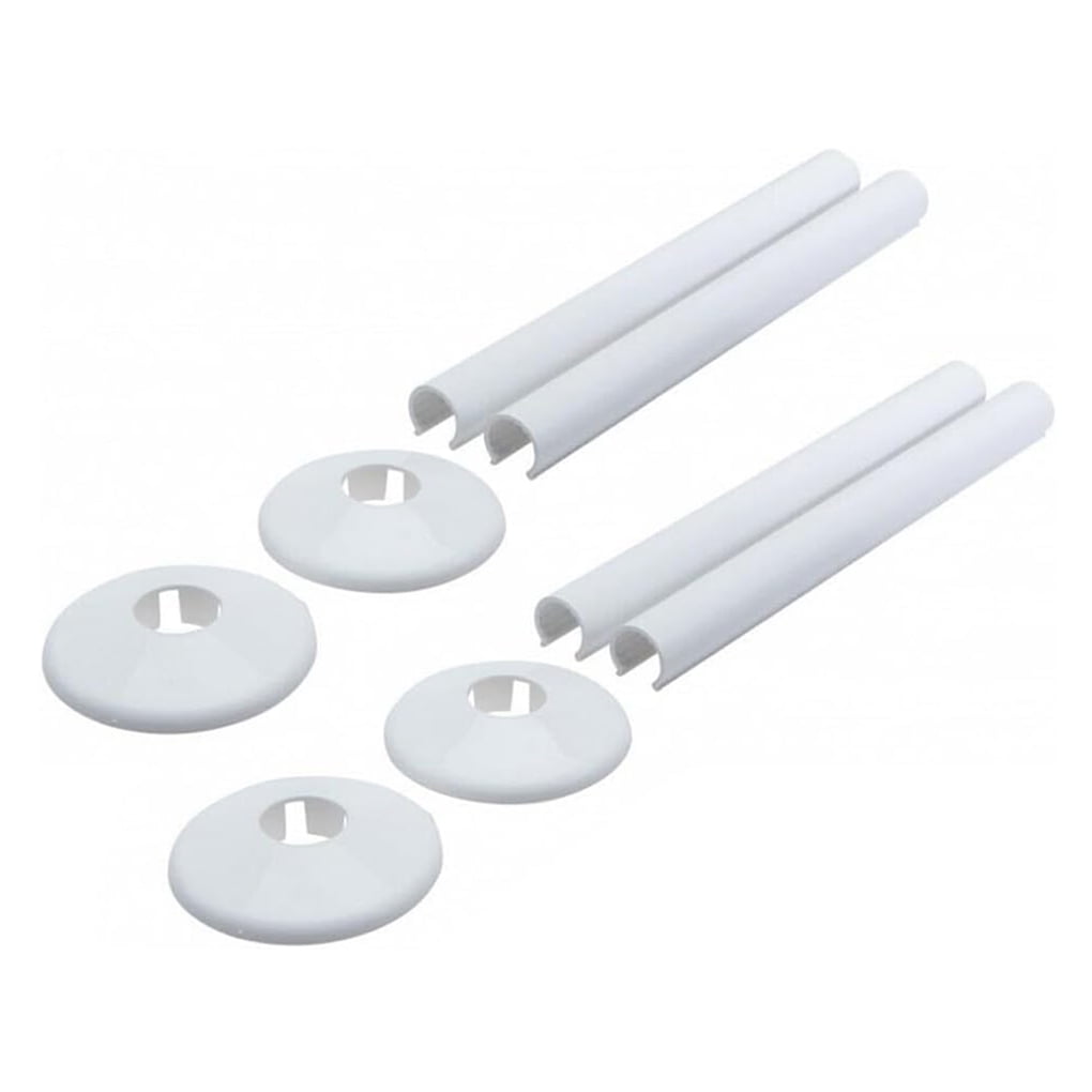 Ziuscore Plastic Radiator Pipe Covers Chrome Effect Pipe Covers And ...