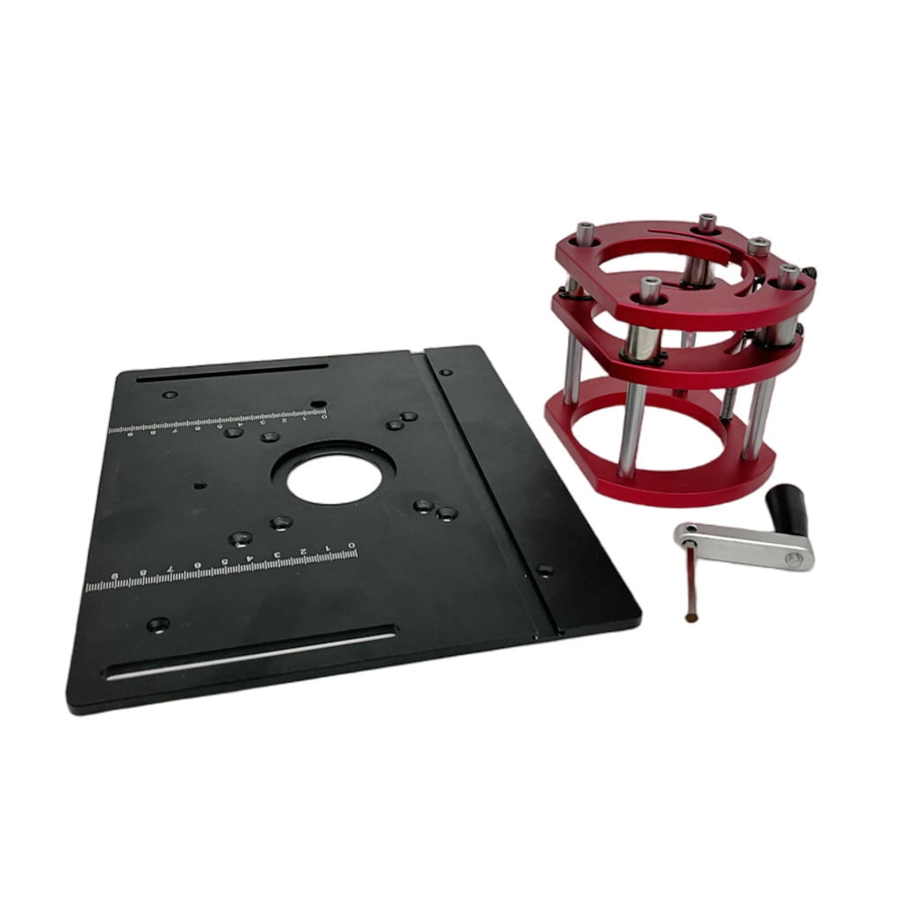 Ziuscore Router Lift Table Base Aluminum Alloy Table Milling Insert ...