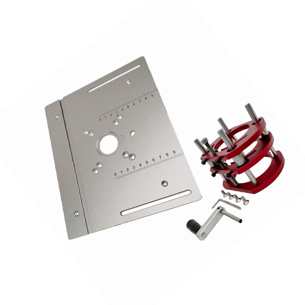 Ziuscore Router Lift Table Base Aluminum Alloy Table Milling Insert ...
